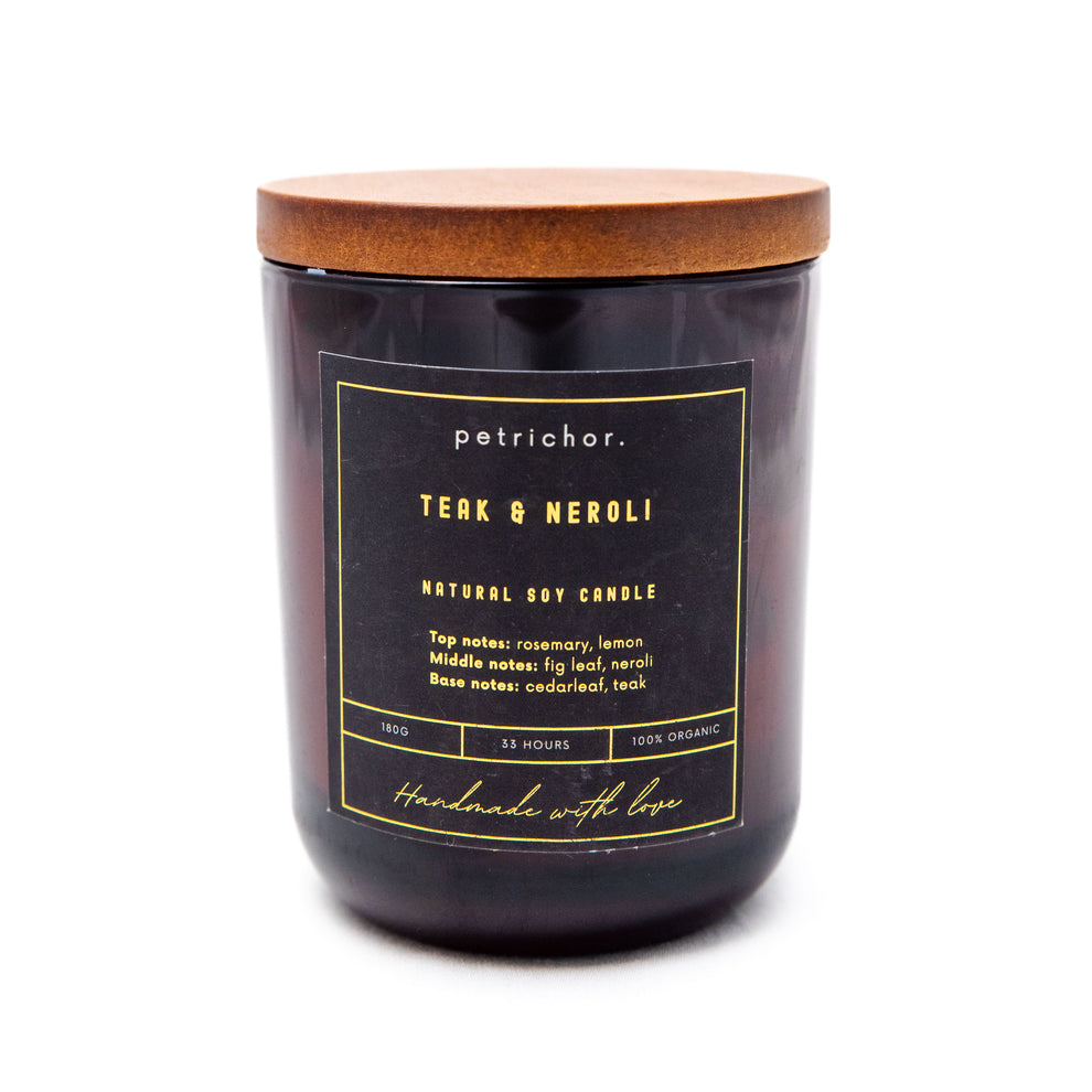 Teak & Neroli - Best Scented Candles Australia | Petrichor